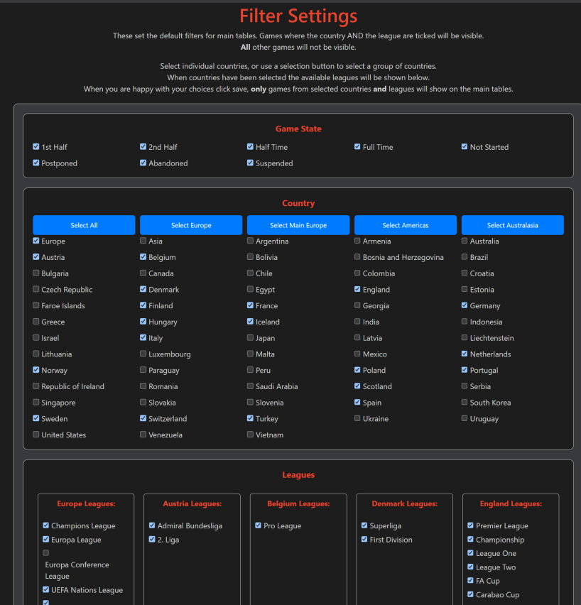 GoalFinder - My Football Trading